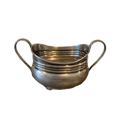 English Silver Sugar Bowl with Handles – Unique Antiques of Connecticut