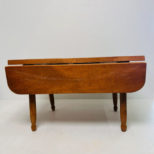 Vintage Red Robin Doll House Furniture Drop Leaf Wooden Table – Unique ...