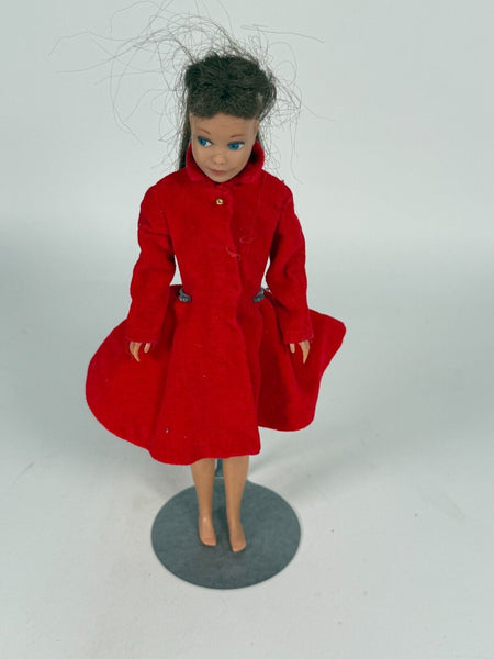 Mattel Barbie Skipper Doll In Red Coat 9 Inches Tall W/ Red Coat, Dark ...