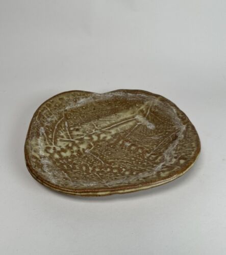 Studio Art Pottery 7.5 Inch Rustic Abstract Plate Handmade – Unique ...
